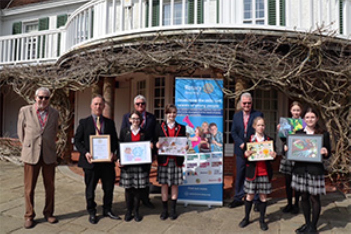 Five Rotary Club Art Competition Winners | News | Pipers Corner School